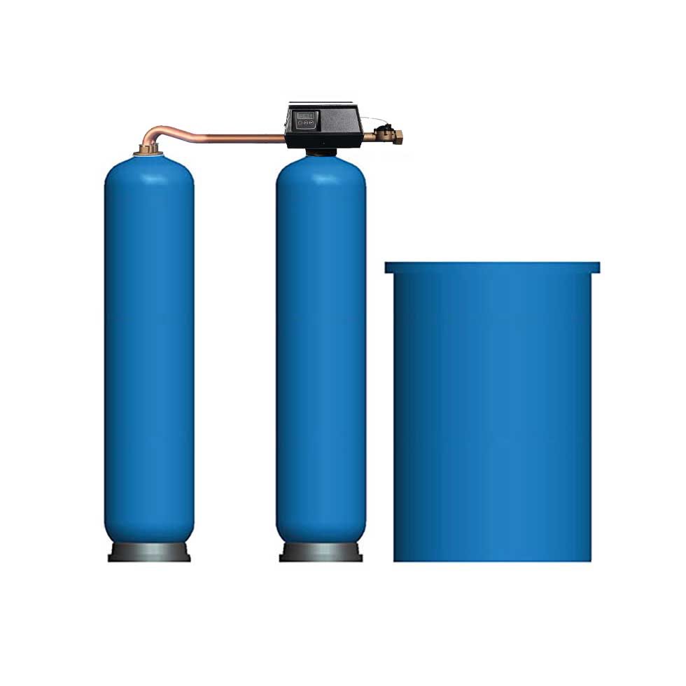 Fleck 9500 SXT Duplex Meter Controlled Softener Kit 1.5" (5.6 - 6.8 m³ ...