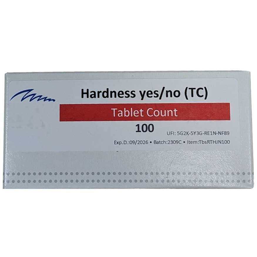 HARDNESS YES / NO TABLETS (BOX OF 100) WITH TEST TUBE – GAPS Water ...