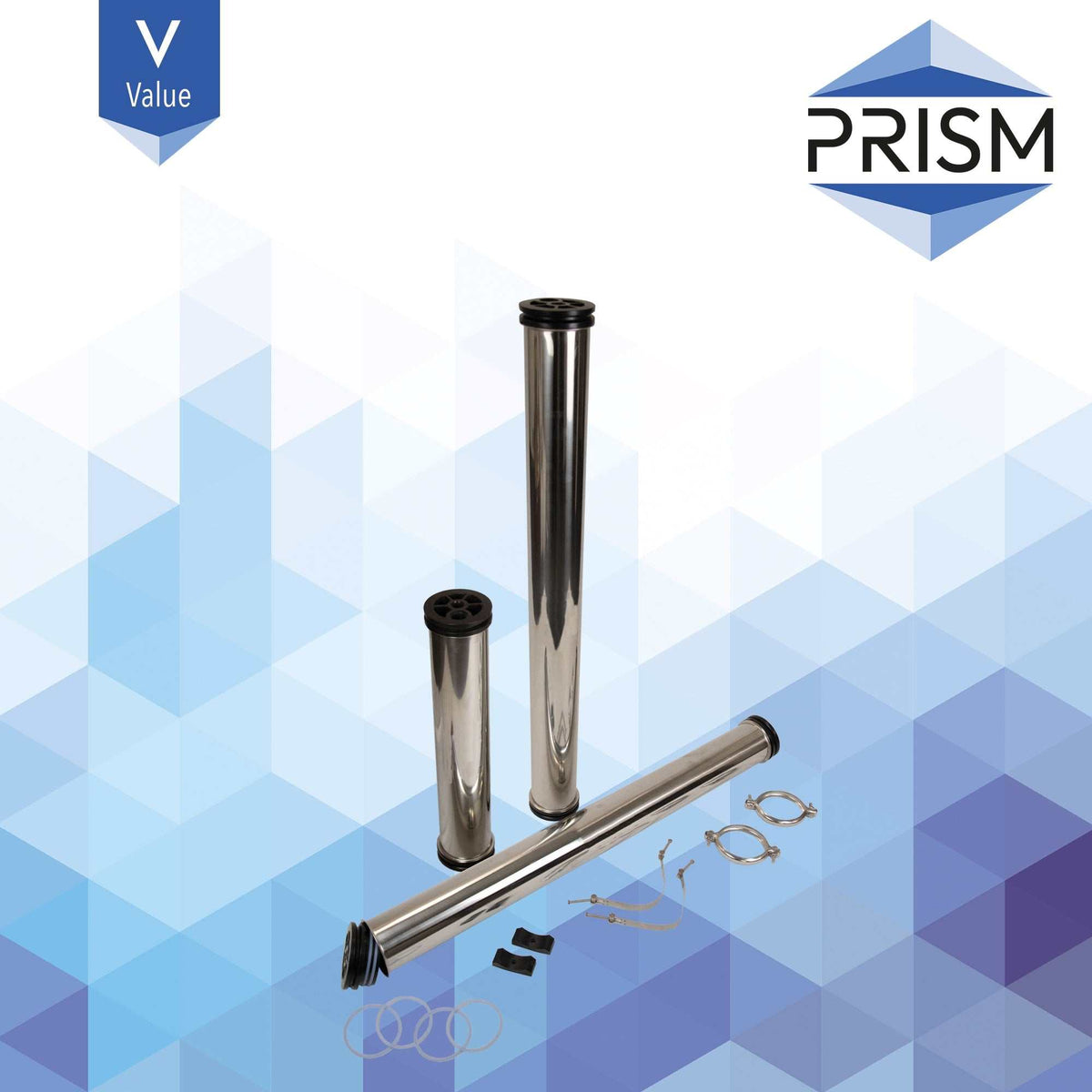 ROH-SS-4x21-1/2x3/4-V PRISM VALUE RANGE : Stainless Steel Membrane ...