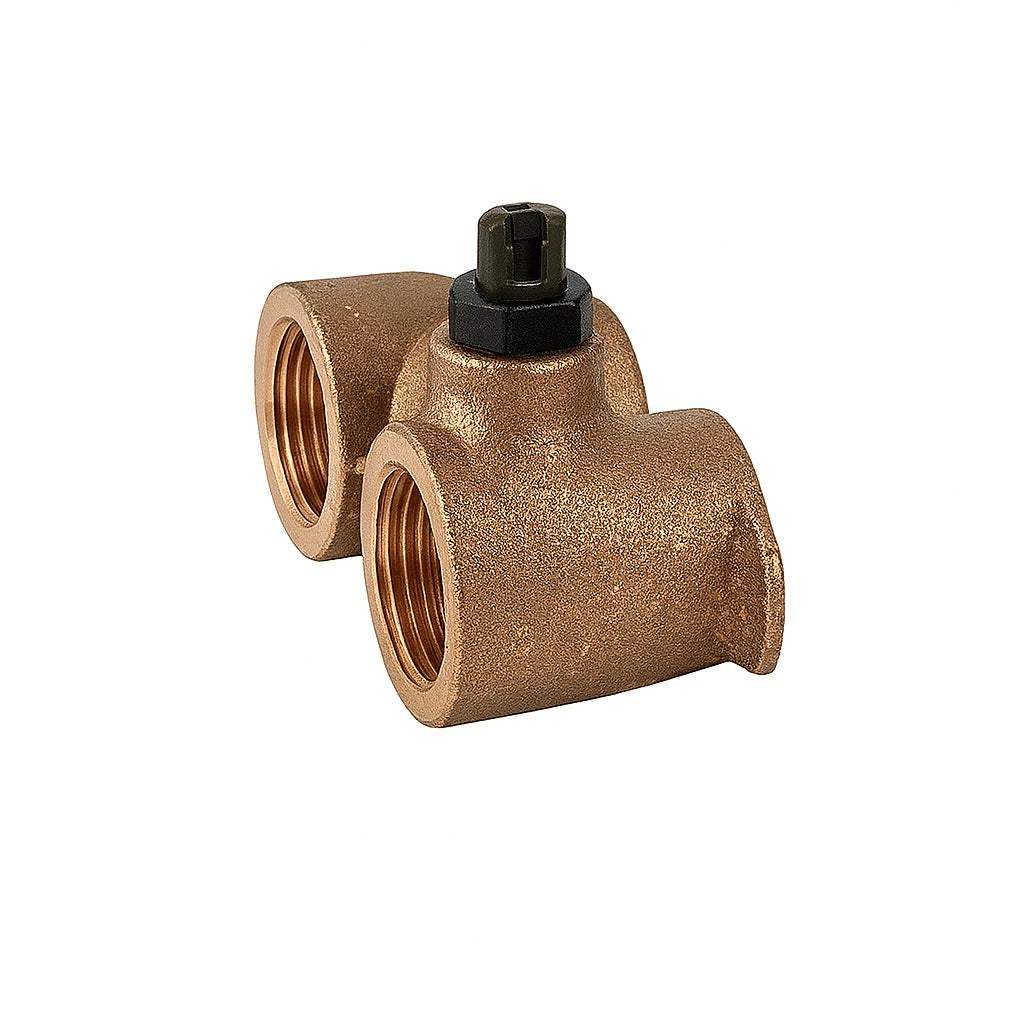Fleck 24735 Yoke Brass 1" Female With Mixing | GAPS Water Treatment
