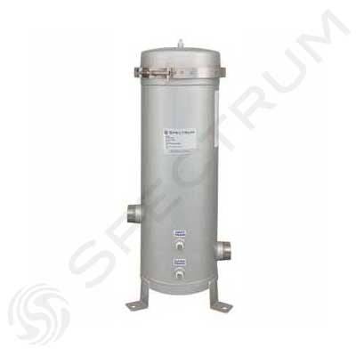 SPECTRUM Inox 7 x 20" Multi Round Stainless Steel Filter Housing 2 ...
