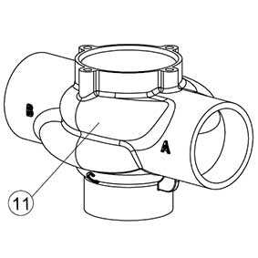 Clack V3633BSPT-01 2" MAV (Motor Alternating Valves) Body BSPT – GAPS ...